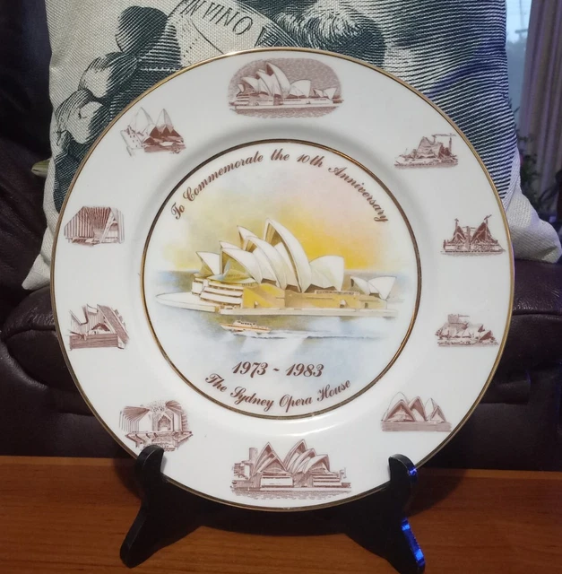 10TH ANNIVERSARY SYDNEY Opera House 1973-1983 Collector Plate $19.95 ...
