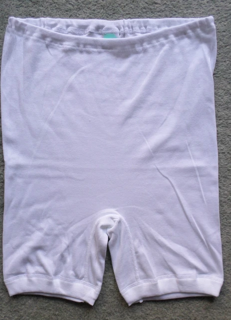 5 DAMEN SCHLÜPFER Normal Beinschlüpfer atisa Weiß Baumwolle Gr.46 NEU ...