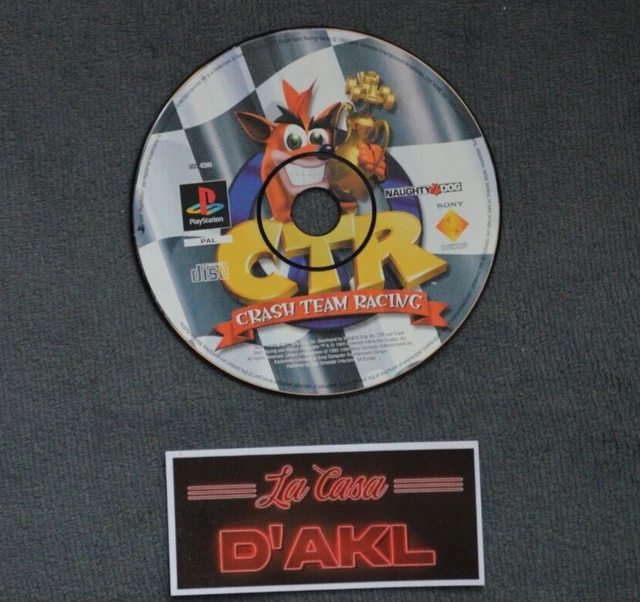 CTR CRASH TEAM Racing CD SEUL sur PlayStation 1 Ps1 - FR EUR 19,00 ...
