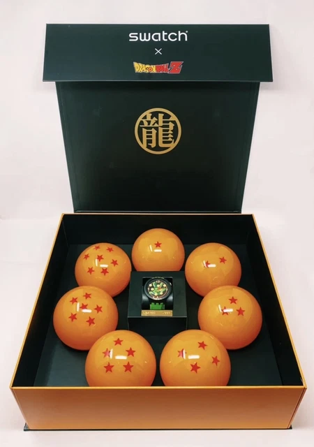 Swatch X Dragon Ball Z Limited Edition Numbered Set Szs35 Brand New 8835