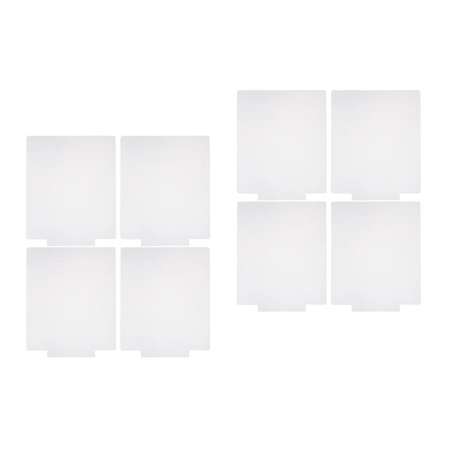 8 PCS ACRYLIC Lamp Sheet Acrylic Sheet Led Light Base Clear Perspex ...