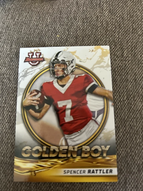 2022 2021-22 BOWMAN University Golden Boy #GB-13 Spencer Rattler EUR 2 ...