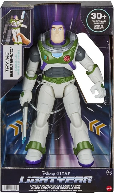 DISNEY PIXAR Lightyear Buzz Lightyear Laser Blade Light & Sounds 12 ...