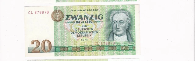 20 MARK DER DDR Rosb. 362 Serie CL ECHT und UNC EUR 6,80 - PicClick DE