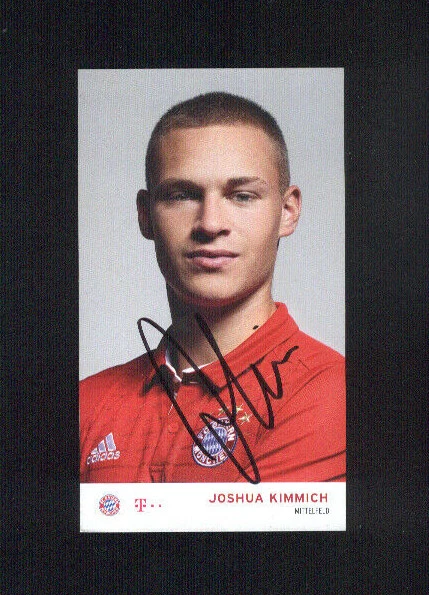 JOSHUA KIMMICH ORIGINAL Autogramm FC Bayern München FCB EUR 3,00 ...