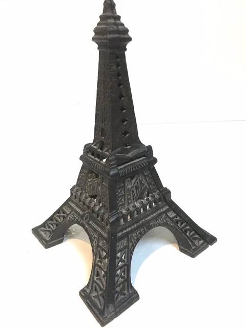 ANTIQUE EIFFEL TOWER Cast Iron Money Box Money Bank Rare £75.00 ...