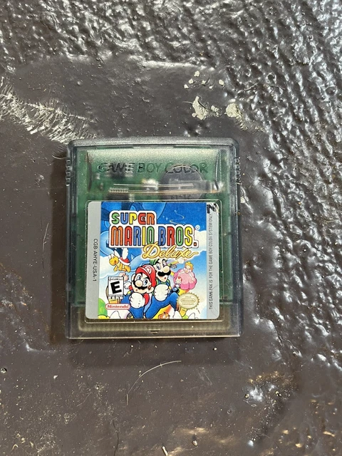 SUPER MARIO BROS. Deluxe GBC GB (Nintendo GameBoy Color, 1999) Game ...