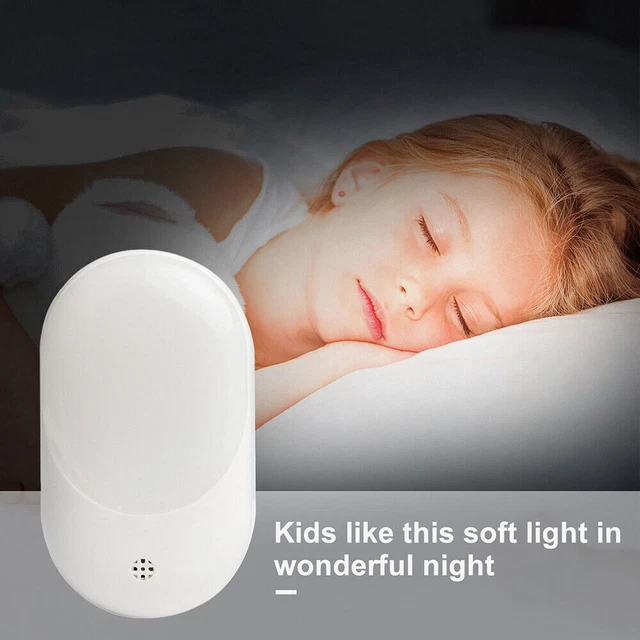 LED SAFETY NIGHT Light Plug In Light Sensor Emergency Lamp Child Safety ...