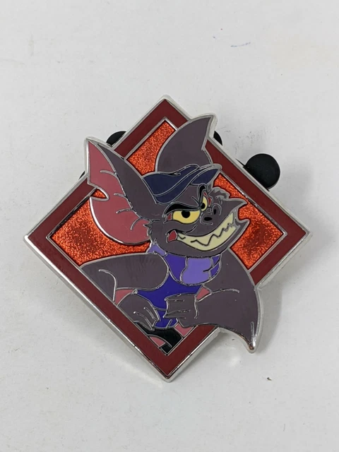 FIDGET BAT GREAT Mouse Detective Heroes Vs Villains Disney LE 400 Pin £ ...