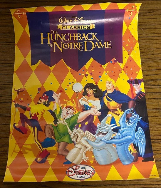 VINTAGE DISNEY STORE Walt Disney Classics The Hunchback Of Notre Dame ...