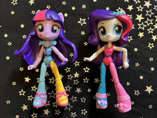 MY LITTLE PONY Equestria Girls Minis Rainbow Rocks Twilight & Rarity ...
