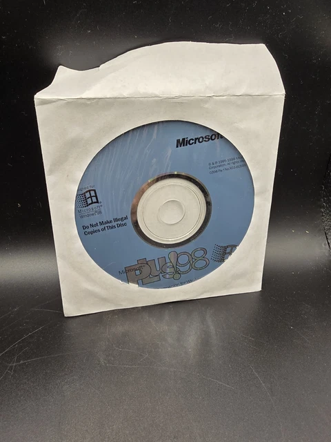 VINTAGE MICROSOFT PLUS! 98 Software Companion for Windows CD-ROM no Key ...