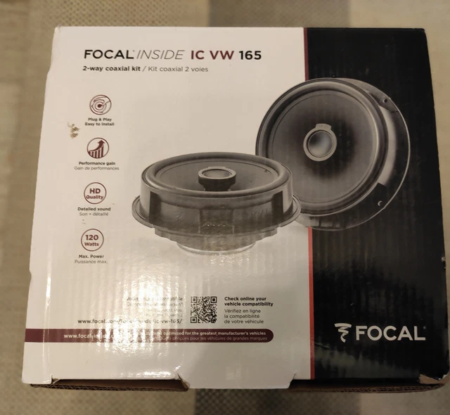 FOCAL IC VW 165 - Kit 2 voies coaxiales pour Volkswagen / Skoda / Seat -- NEUF EUR 139,99 ...