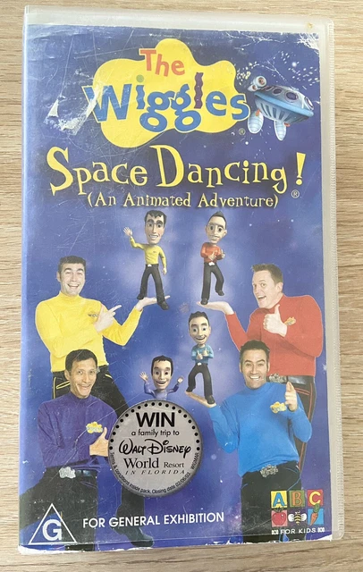 THE WIGGLES SPACE Dancing An Animated Adventure VHS Original Wiggles ...