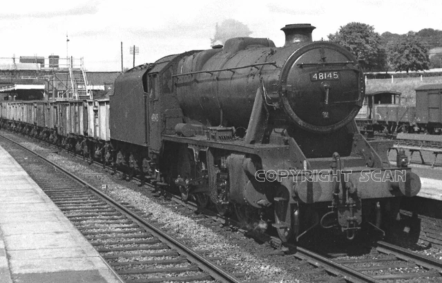 RAILWAY STEAM PHOTO : 48145 LMS 8F £2.99 - PicClick UK