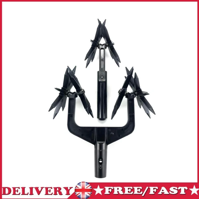 ROTARY TILLER SOIL Scarifier Lawn Garden Aerator Cultivator Ripper Tool ...