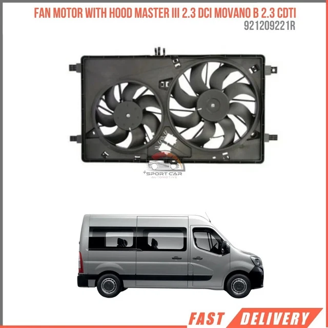 MOTEUR DE VENTILATEUR avec salle de bain MASTER III 2.3 DCI MOVANO B ...