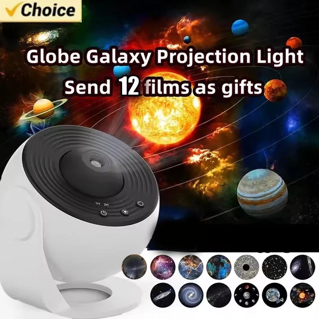 12IN1 PLANETARIUM PROJECTOR Galaxy Starry Sky Nebula Space LED Night ...