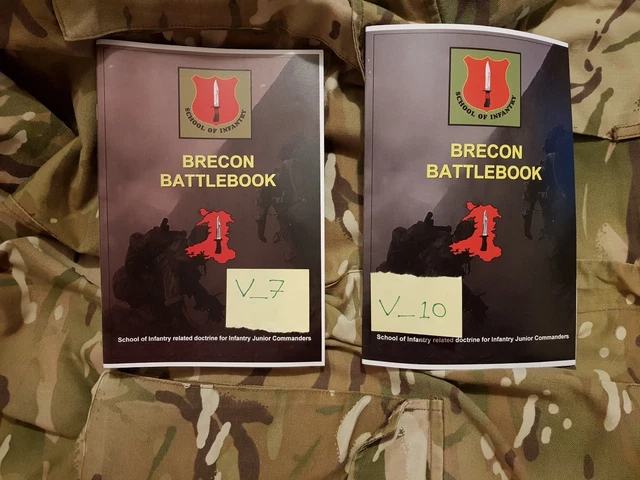 BRITISH ARMY BRECON Battle book, SCBC,PSBC orders £15.00 - PicClick UK