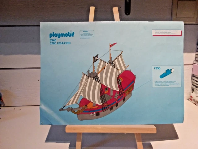 PLAYMOBIL PIÈCE NOTICE 3940/3286 Bateaux Pirates Original EUR 4,99 ...