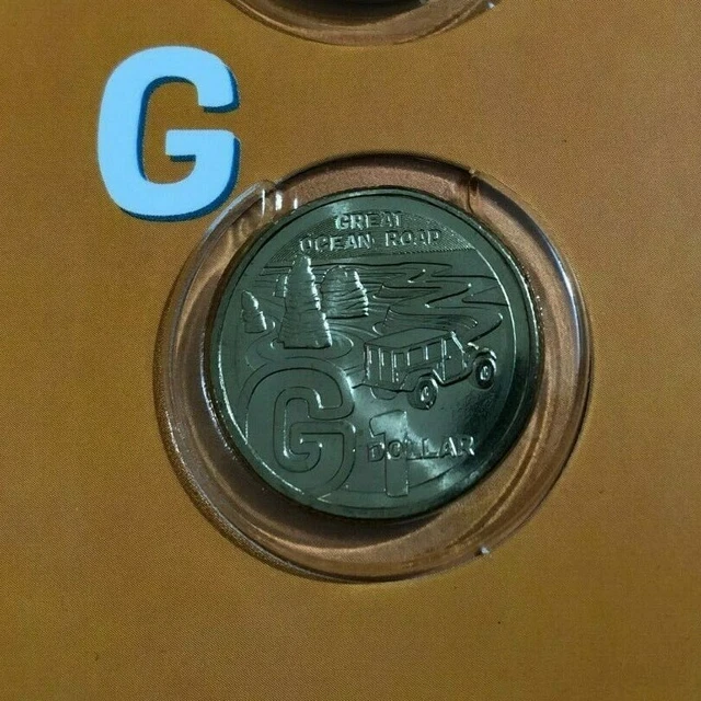 AUSTRALIA: GREAT AUSSIE Coin Hunt Series 3 2022 $1 Alphabet Letter G ...