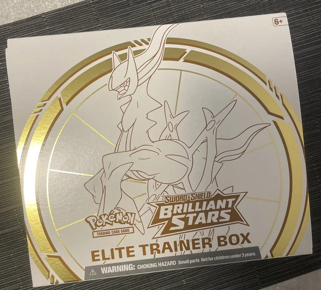 SCATOLA ALLENATORE ELITE Arceus Brilliant Stars (VUOTA) - ETB Pokémon ...