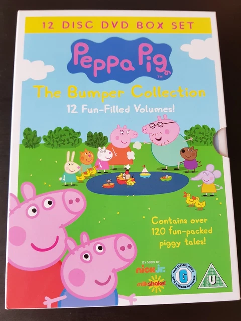 PEPPA PIG - Bumper Pack - 12 disc DVD Box Set £7.99 - PicClick UK