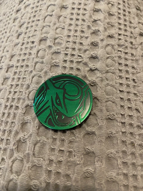 RAYQUAZA METALLIC FOIL Coin Green Pokemon Token TCG $2.75 - PicClick CA