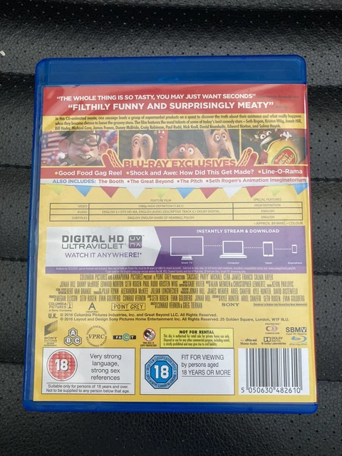 Sausage Party Blu Ray Seth Rogen Eur 174 Picclick It