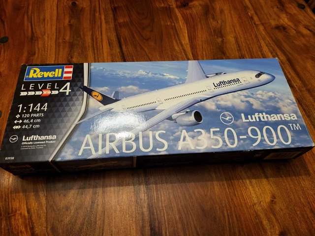 REVELL AIRBUS A350-900 Lufthansa Civil Aircraft Model Kit Old Livery ...