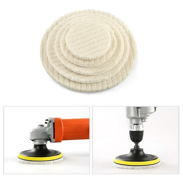 OUR WOOL BUFFING Pads Perfect for Glass Stainless Steel Marble and More ...