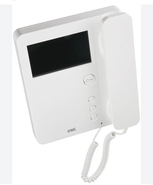 URMET MIRO 1750/1 Videocitofono a Colori con Cornetta 2 Fili - Bianco ...