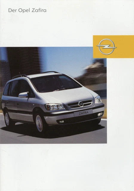 OPEL ZAFIRA PROSPEKT 2003 3/03 D brochure prospectus broszura broschyr Katalog EUR 17,90 ...