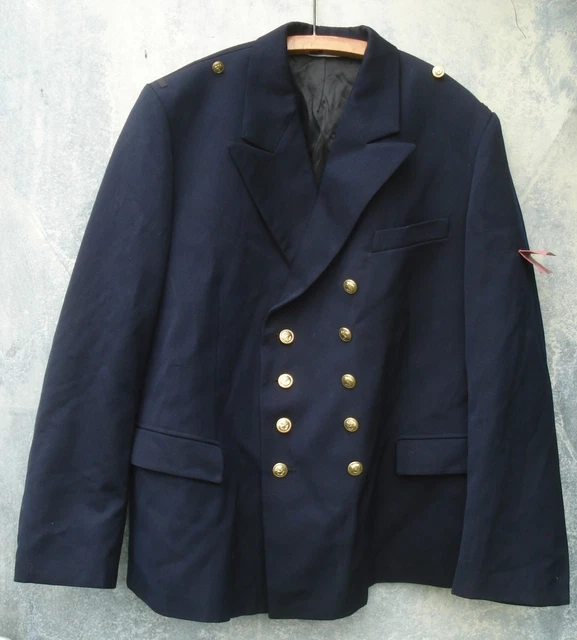 DDR NVA VOLKSMARINE Uniformjacke Offiziere Jacke Gr. 56 m ungetragen ...