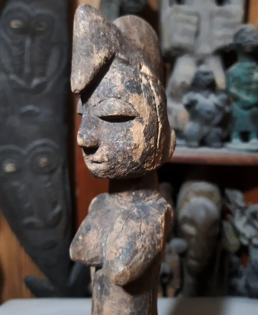 TRES ANCIENNE STATUETTE "KULEBELE" DU PORO SENOUFO DE COTE D’IVOIRE ...