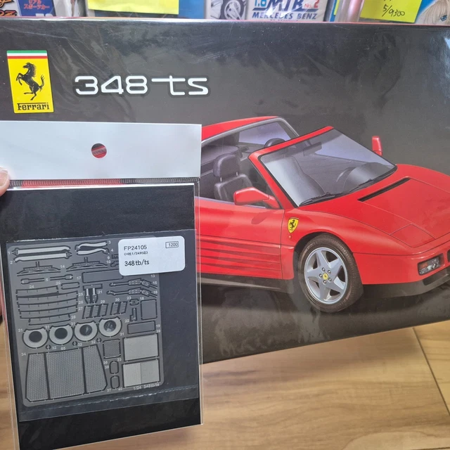 FUJIMI FERRARI 348 ts Plastikmodellbausatz im Maßstab 1:24 mit ...