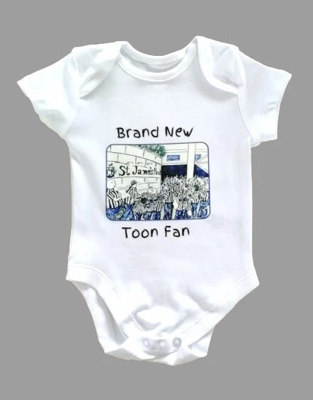 NEWCASTLE UNITED BABY Vets, St James Park , baby grow 3 To 6 Months £9. ...