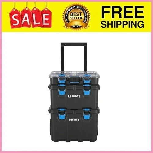 HART STACK SYSTEM, Mobile Toolbox for Storage and Organization, 3 Piece ...