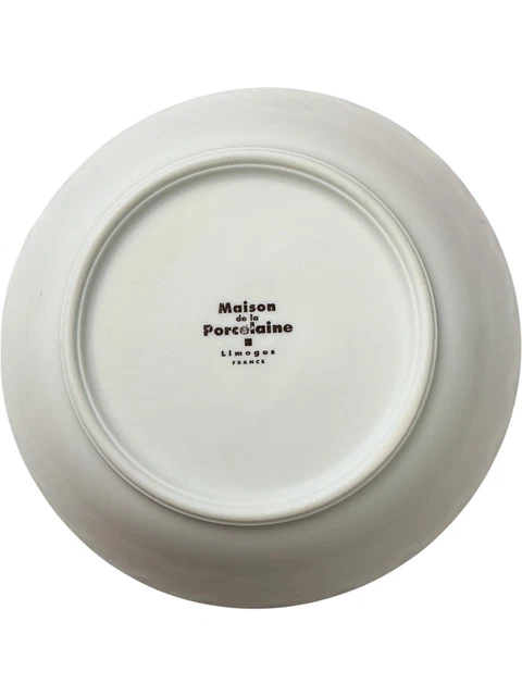 MAISON DE LA Porcelaine White Plate Porcelain Embossed Design 4182 £13. ...
