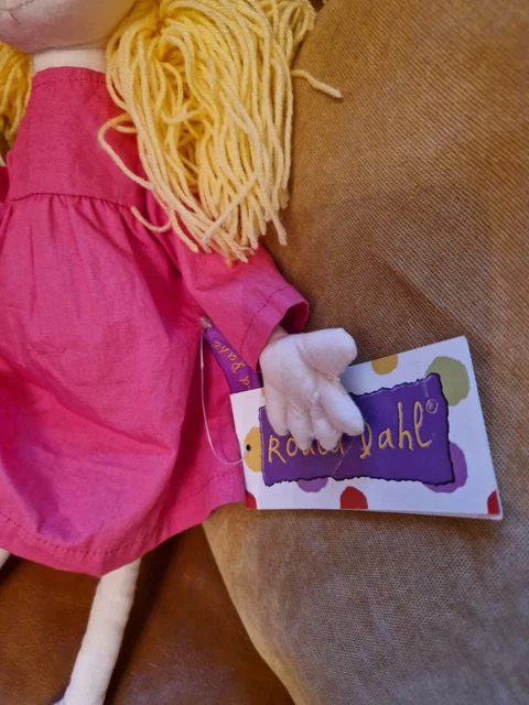 ROALD DAHL PLUSH Soft Toy Sophie Rag Doll 18” Quentin blake The BFG ...