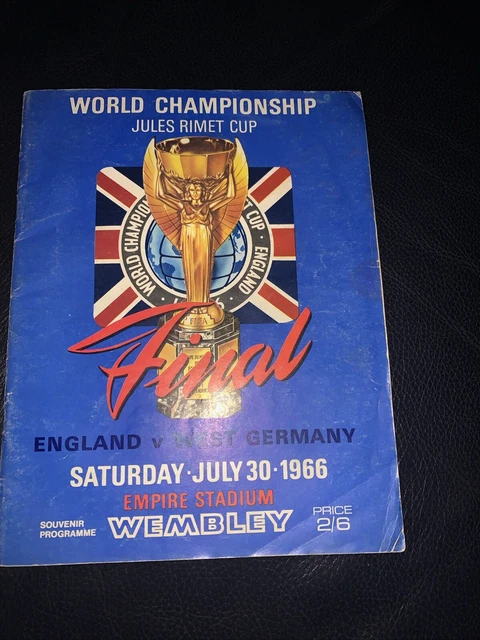 1966 WORLD CUP Final Original Football Programme England Vs Germany No ...