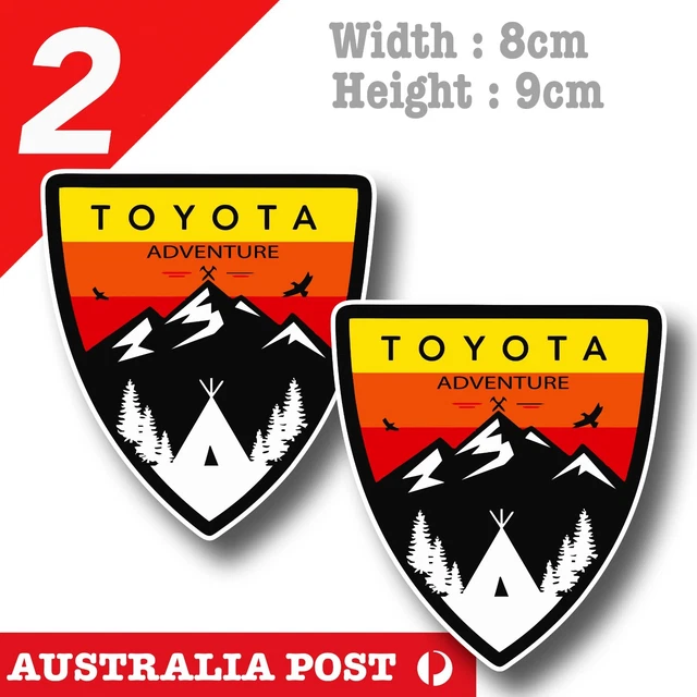 TOYOTA HILUX TRD Adventure Logo, 4x4 Off Road, Hilux Toyota Stickers ...