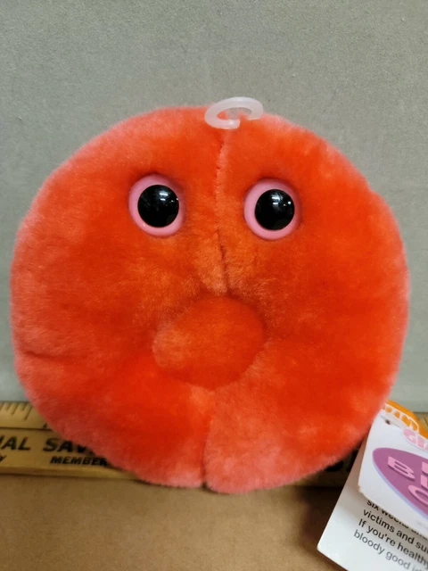 GIANT MICROBES RED BLOOD CELL Plush Hemoglobin Biology Science NEW NWT ...