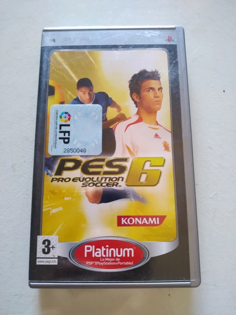 PES 6 PRO Evolution Soccer Platinum Konami - juego PLAYSTATION Psp Ed ...
