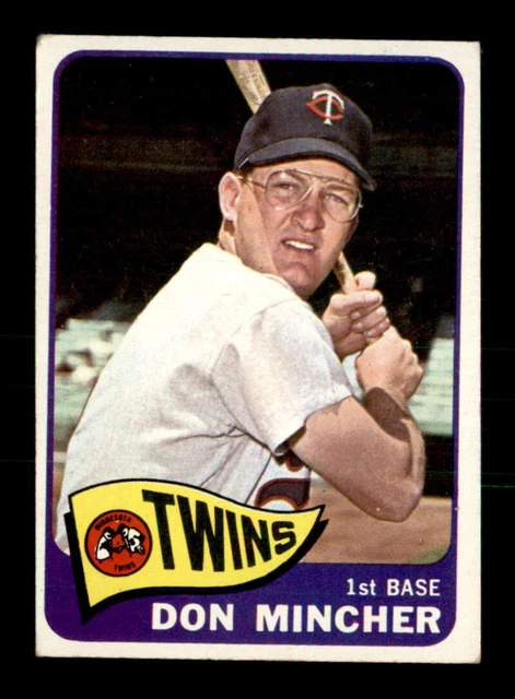 1965 TOPPS #108 Don Mincher VG/VGEX X2825931 EUR 1,67 - PicClick FR