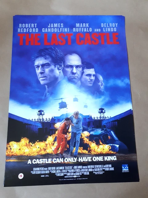 THE LAST CASTLE 2001 robert redford ORIGINAL POSTER DVD VHS Video Shop ...