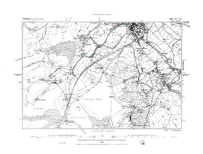 OLD MAP OF Rugeley ( S ), Brereton, Staffs in 1885- Repro 45 SE £18.99 ...