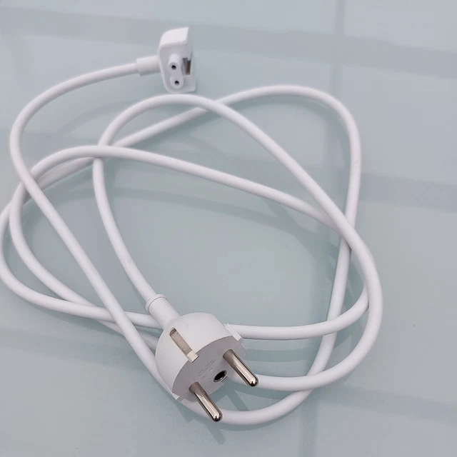 GENUINE EU EUROPE Plug Apple MacBook Charger Power Adapter Extension ...