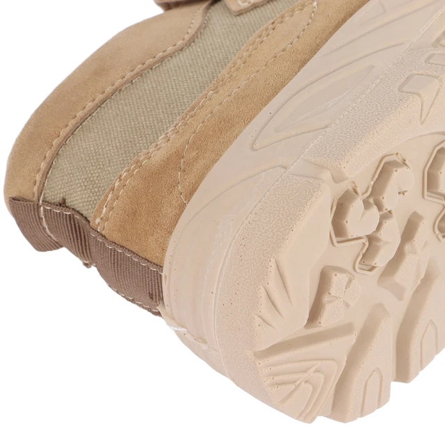 FIRE RESISTANCE SHOES Solid Bottom Khaki Men Safety Shoes With Insoles ...