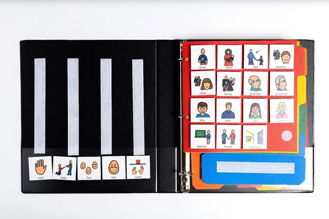 MY COMMUNICAID BOOK 215 Cards Boardmaker Autism Visual Schedule Non ...